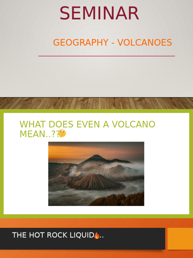 Volcano Ppt | PDF