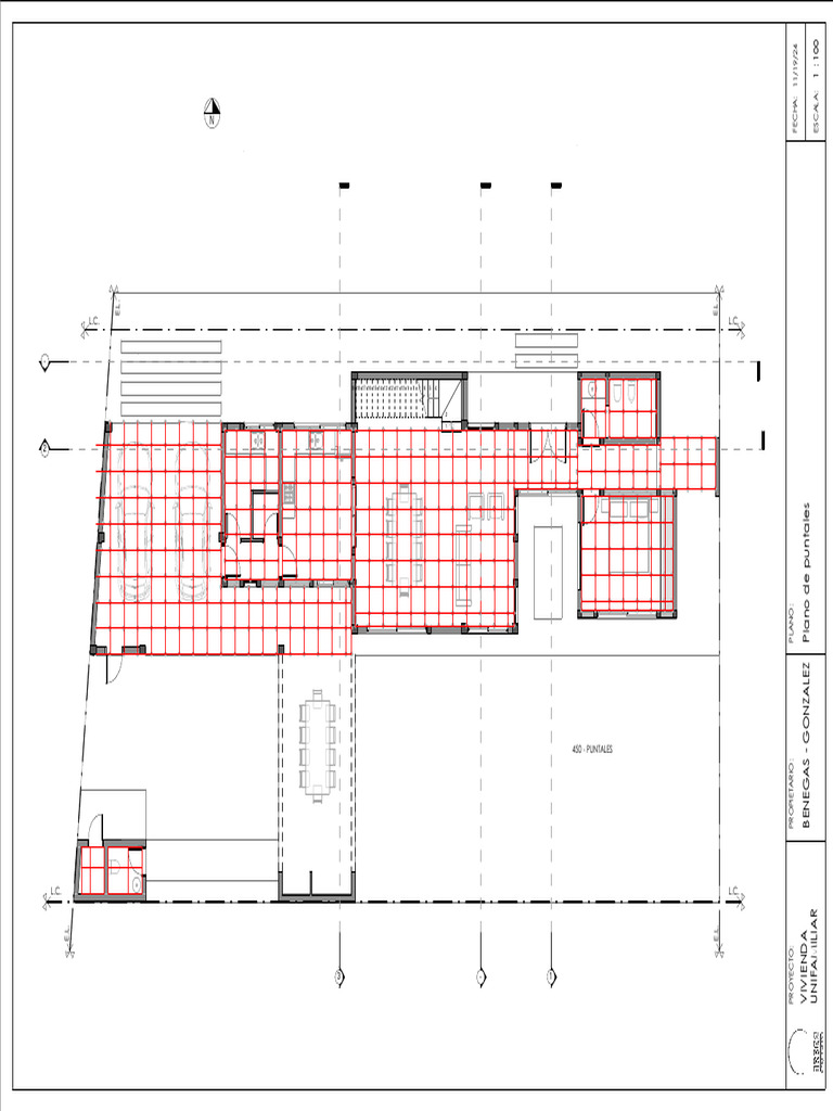 R - Plano de Replanteo - Puntales - Benegas-Gonzalez - Rotated | PDF