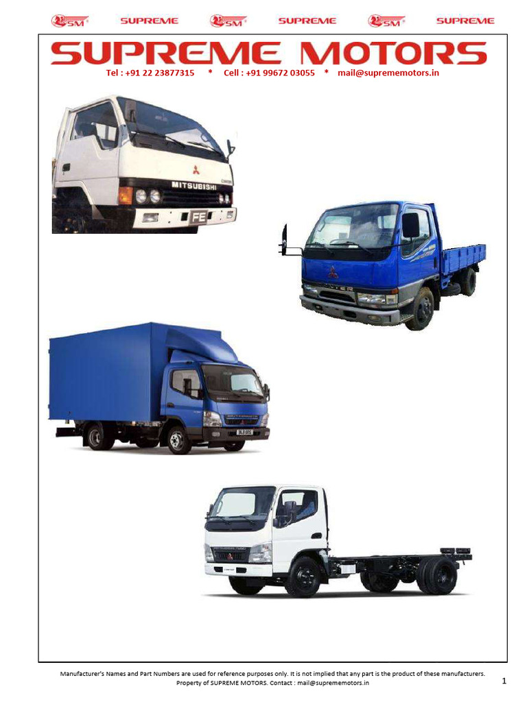 Supreme Motors - Canter | PDF | Rotating Machines | Engineering