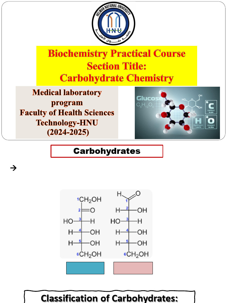 Carbohydrate Testing Methods in Labs | PDF | Carbohydrates | Fructose