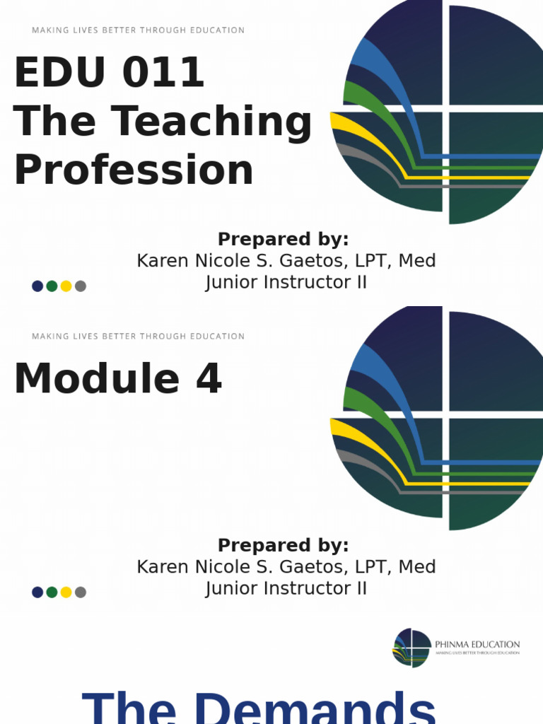 Edu 011 Module 4 | PDF | Teachers | Learning