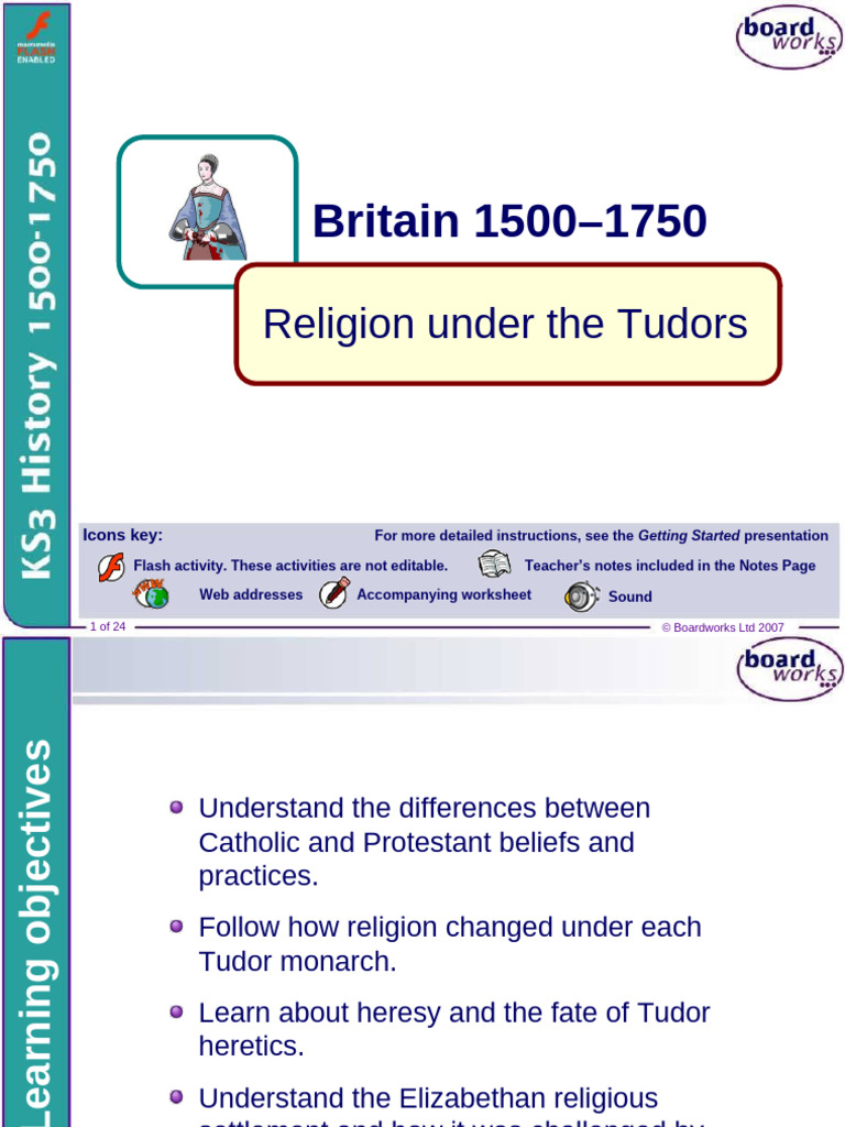 Tudor Religion: Changes and Conflicts | PDF | Heresy | House Of Tudor