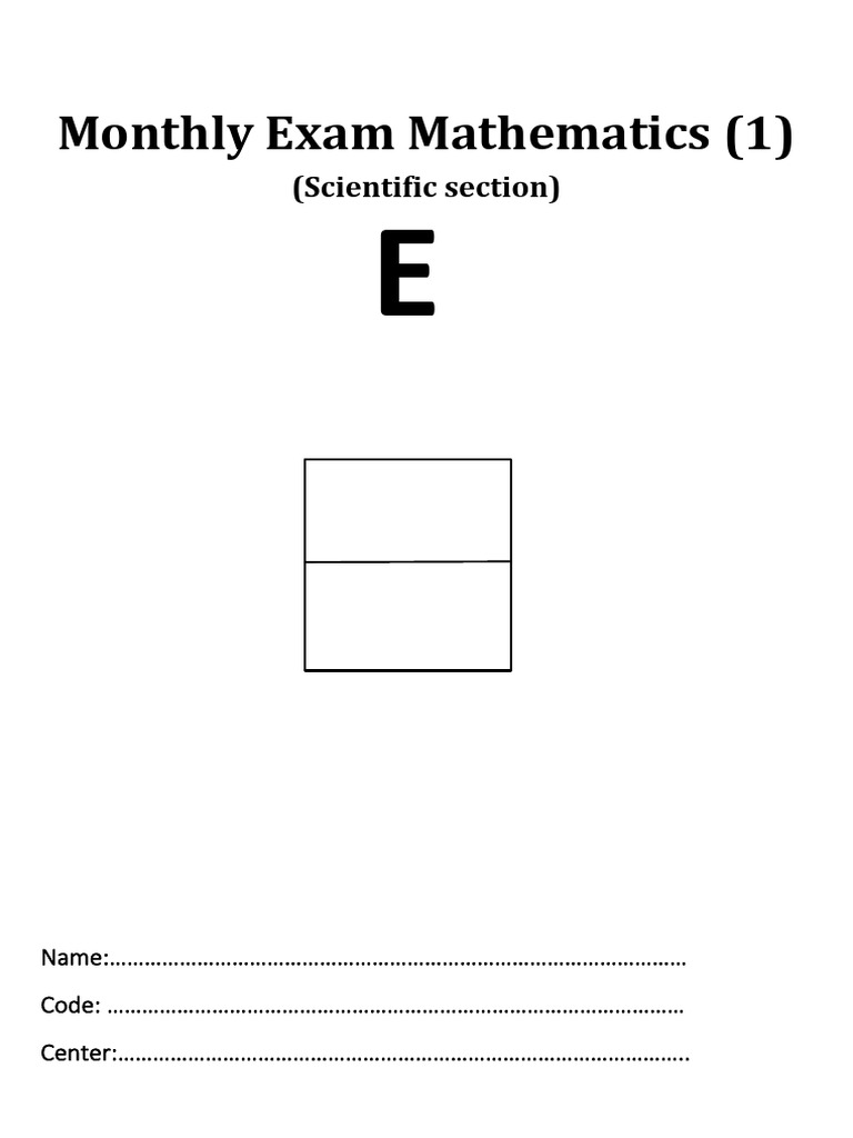 model E-1 | PDF | Calculus | Mathematics