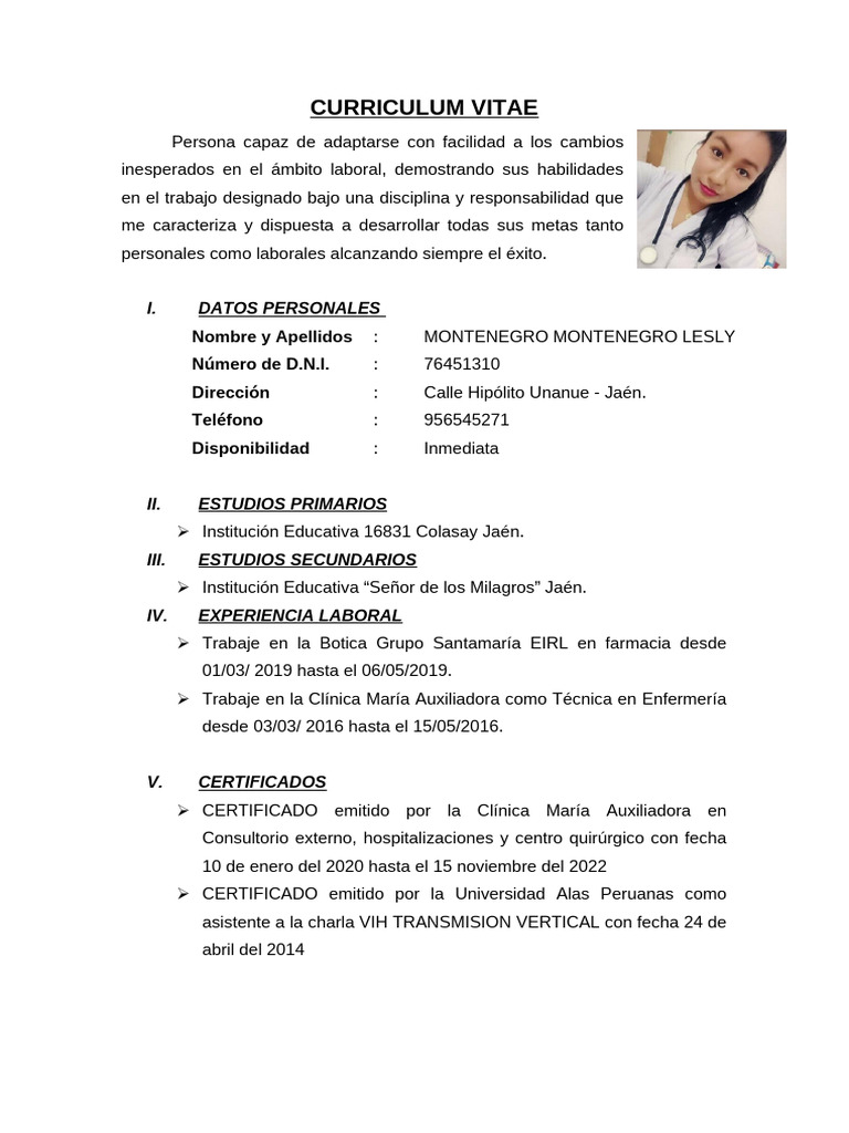Curriculum Vitae | PDF