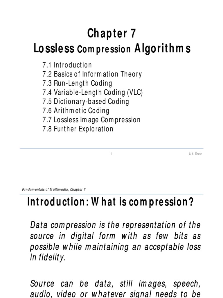 Lecture 3 Compressiond Algo | PDF | Data Compression | Code