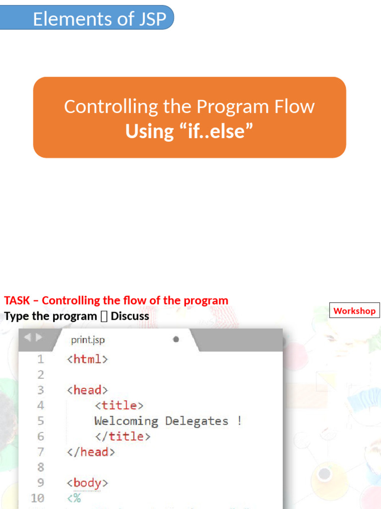 JSP Program Flow Workshops | PDF