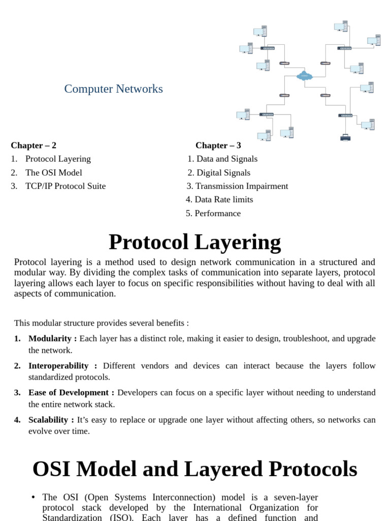 Computer network ppt module 1 | PDF | Internet Protocols | Computer Network