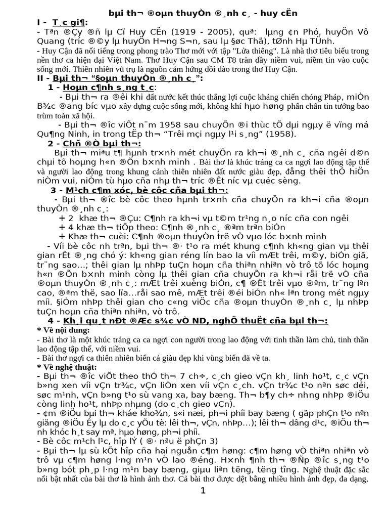 Doan Thuyen Danh Ca | PDF