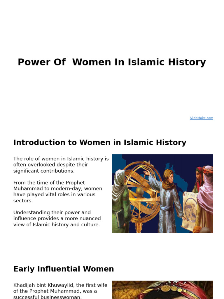 Power of Women in Islamic History | PDF | Muhammad | Hadith