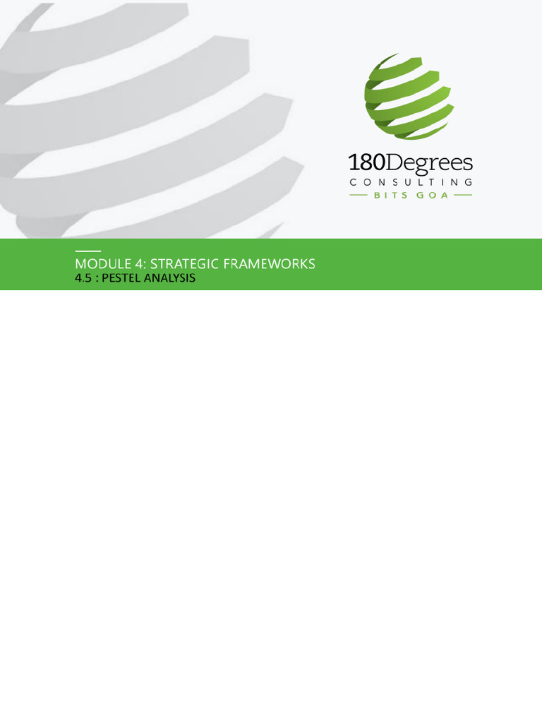 Module 4.5 - Pestel Analysis | PDF