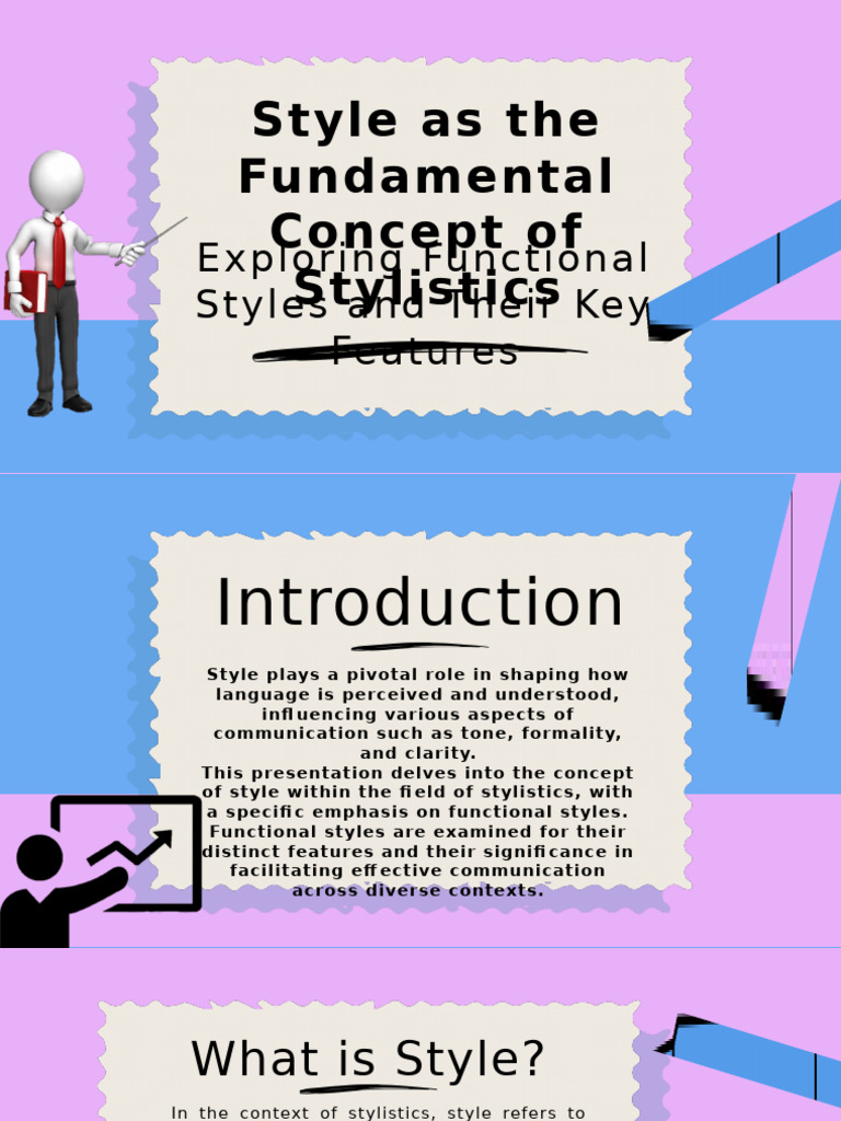 Style As The Fundamental Concept of Stylistics | PDF | Communication ...