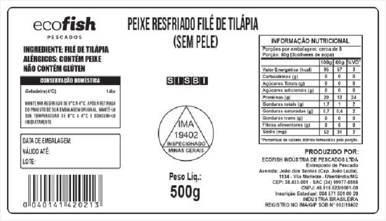 Rótulo Ecofish | PDF