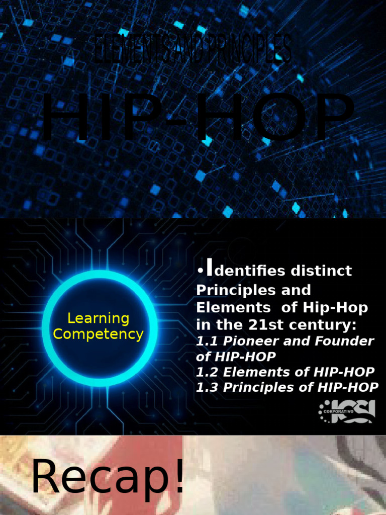 ELEMENTS OF HIP-HOP g10 | PDF | Hip Hop Music | Rapping