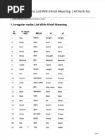 Verb 1 2 3, V1 V2 V3 Verb Form List in English - English Grammar Here ...