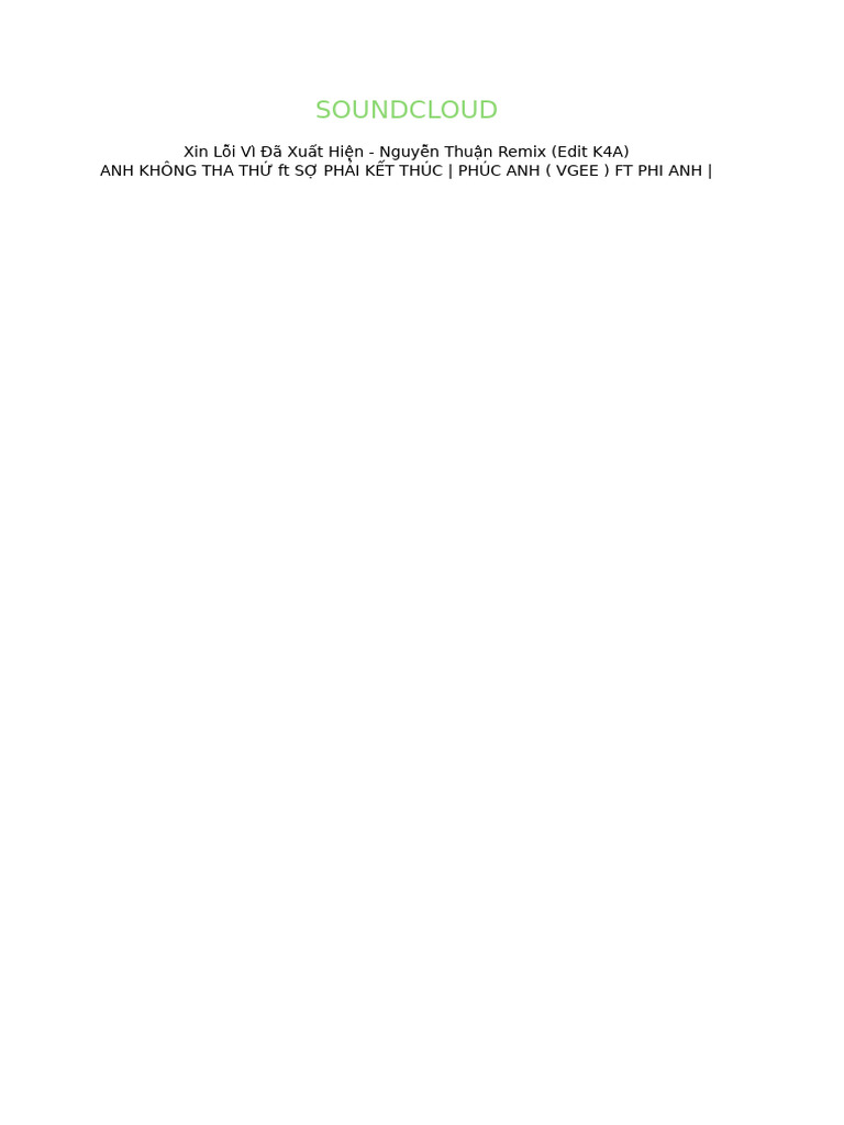 Sound Cloud | PDF