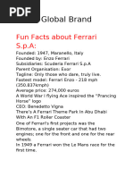 Ferrari Organizational Chart 2023 | PDF