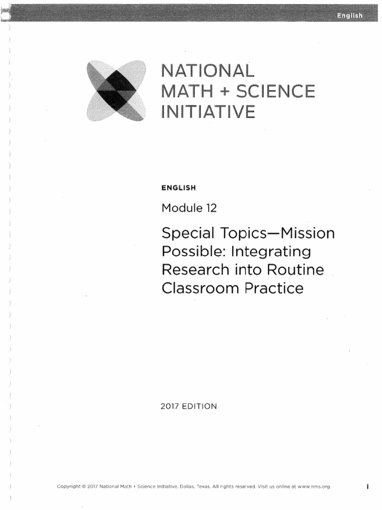 Student Copy Module 12 | PDF