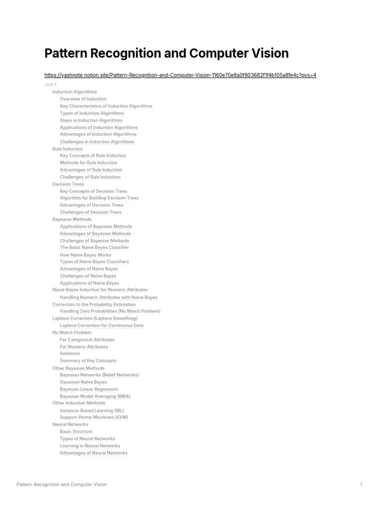 Prcv 7th Sem Aiml Ite Notes Complete Long | PDF | Statistical ...