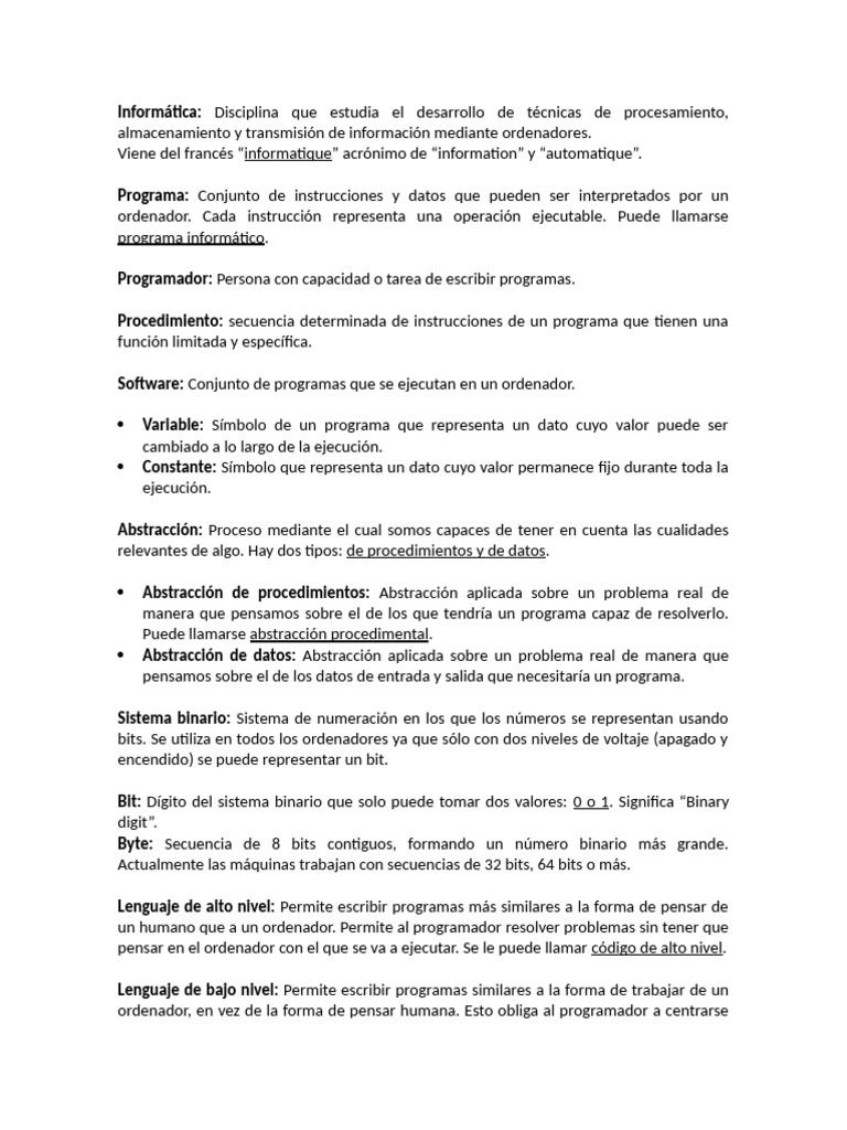 Inform á Tica | PDF | Lenguaje de programación | Programa de computadora