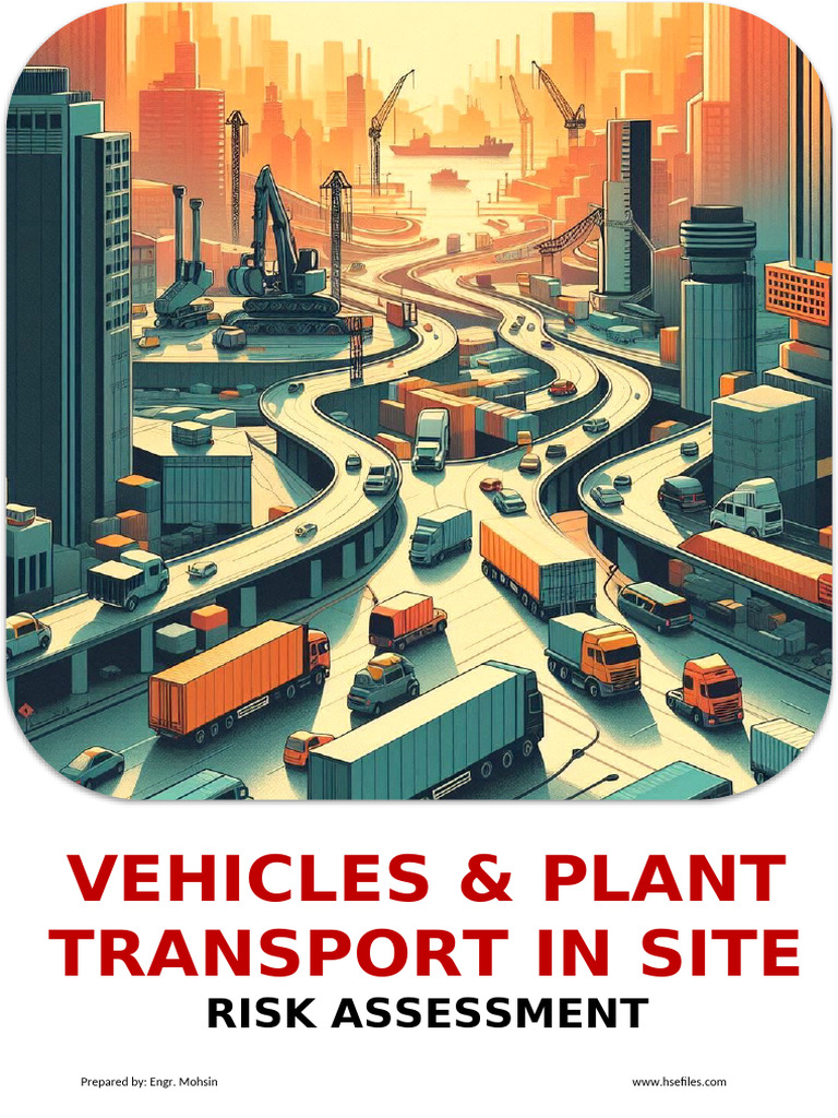 Site Vehicle and Plant Risk Assessment | PDF | Personal Protective ...