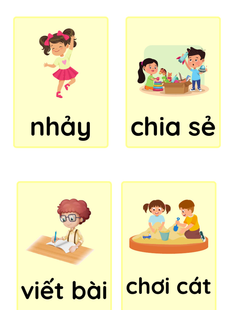 Verbs Flashcard | PDF