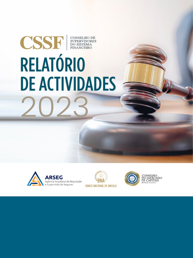 CSSF - Relatório de Actividades - 2023 | PDF | Mercado de capital | Inclusão financeira