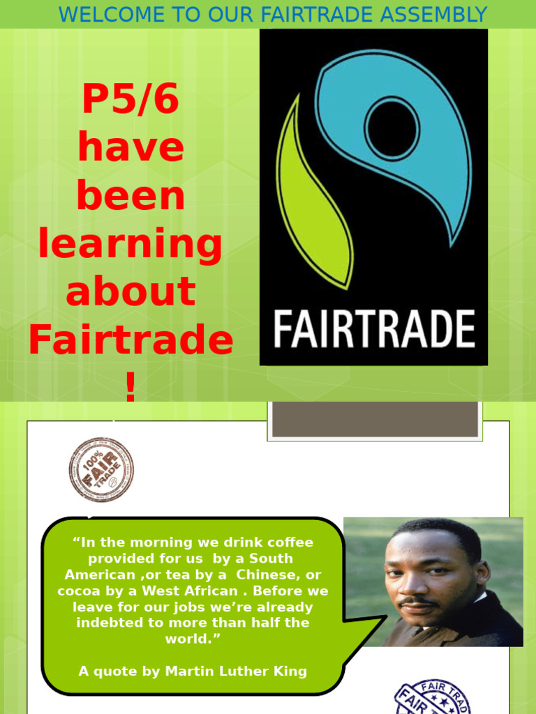 Fairtrade Powerpoint | PDF | Fair Trade | Cocoa Bean