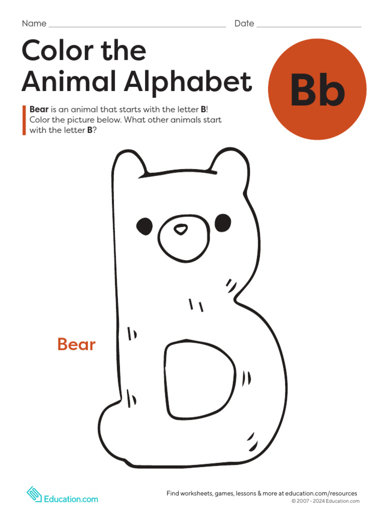 Color Letter B | PDF