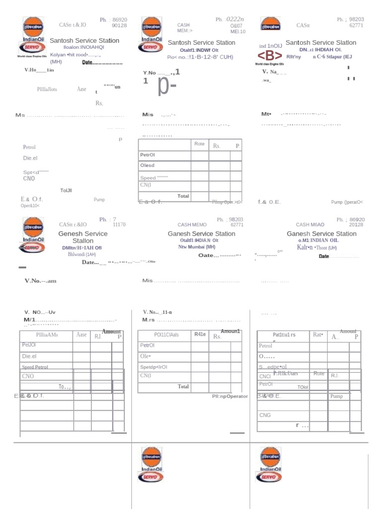 Car Petrol Bill 1 - PDF - Vehicles - Machines | PDF