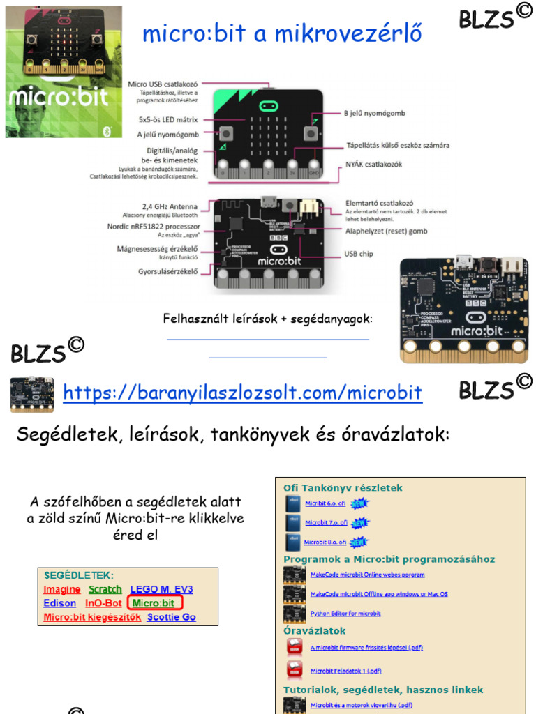 Microbit bevezetése | PDF