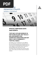 Sda Calender 2025 | PDF | Seventh Day Adventist Church | Christian ...