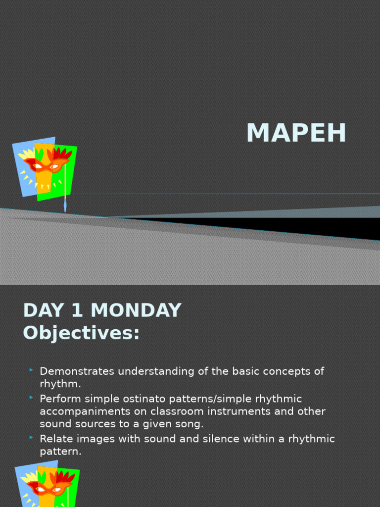 Q1 W1 MAPEH | PDF | Rhythm