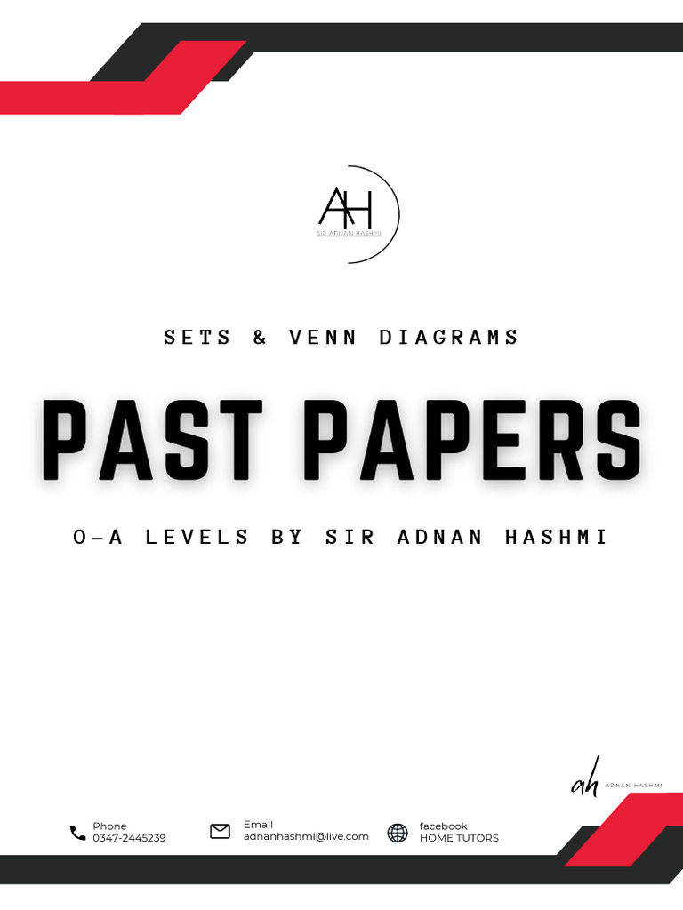 Sets Past papers unsolved | PDF