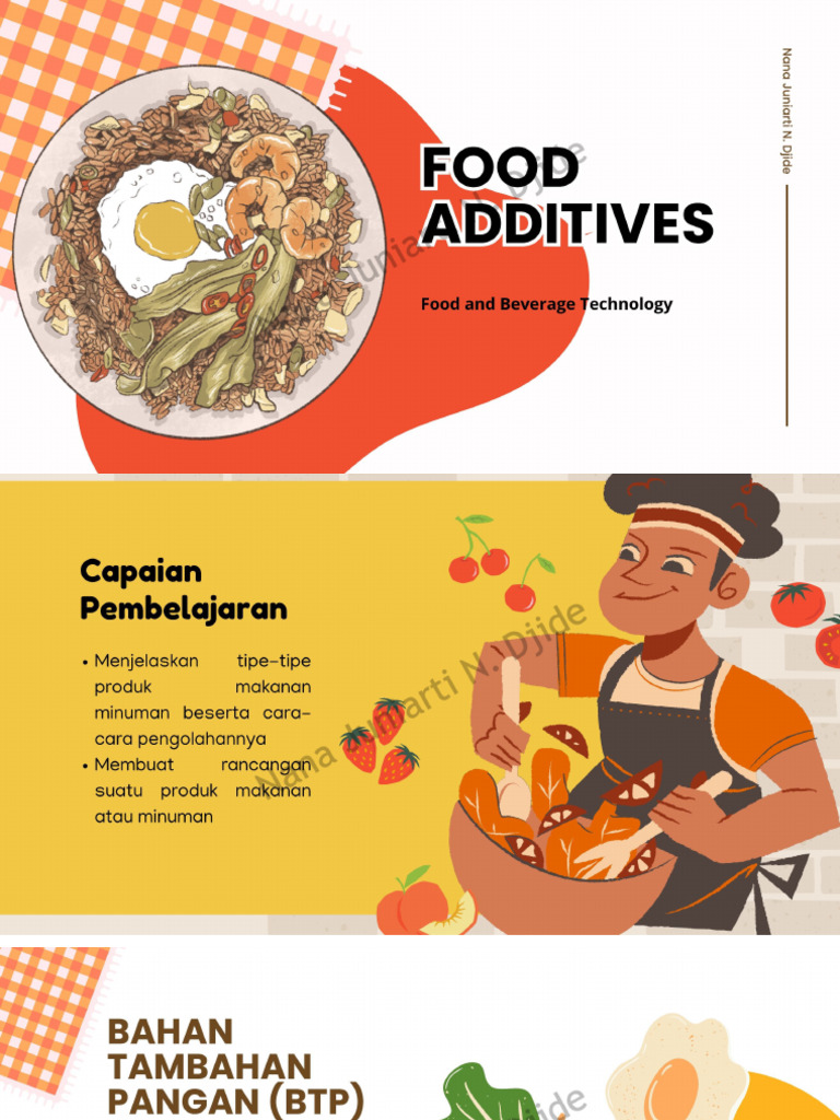 TMM - Food Additives-Output 1 | PDF