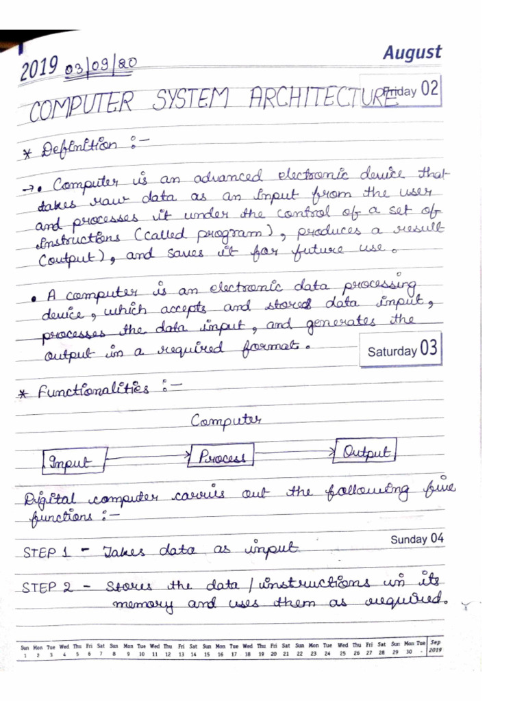 Computer Architecture - 8085 Instruction Notes | PDF