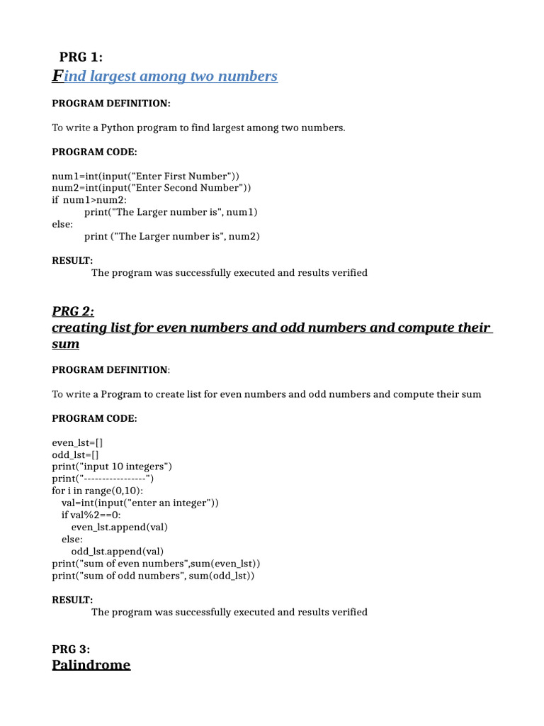 Class 11 Record Programs Ruled Side | PDF | Theoretical Computer ...