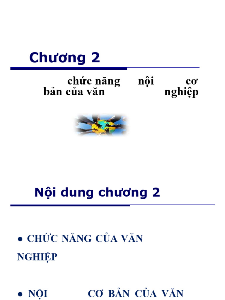 Chương 2. Các CH C Năng Và N I Dung Cơ B N C A VHDN | PDF