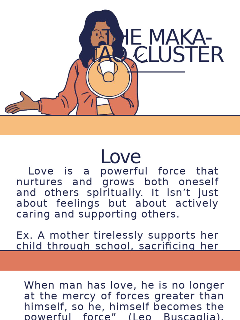 Maka-Tao Cluster: Love and Values | PDF