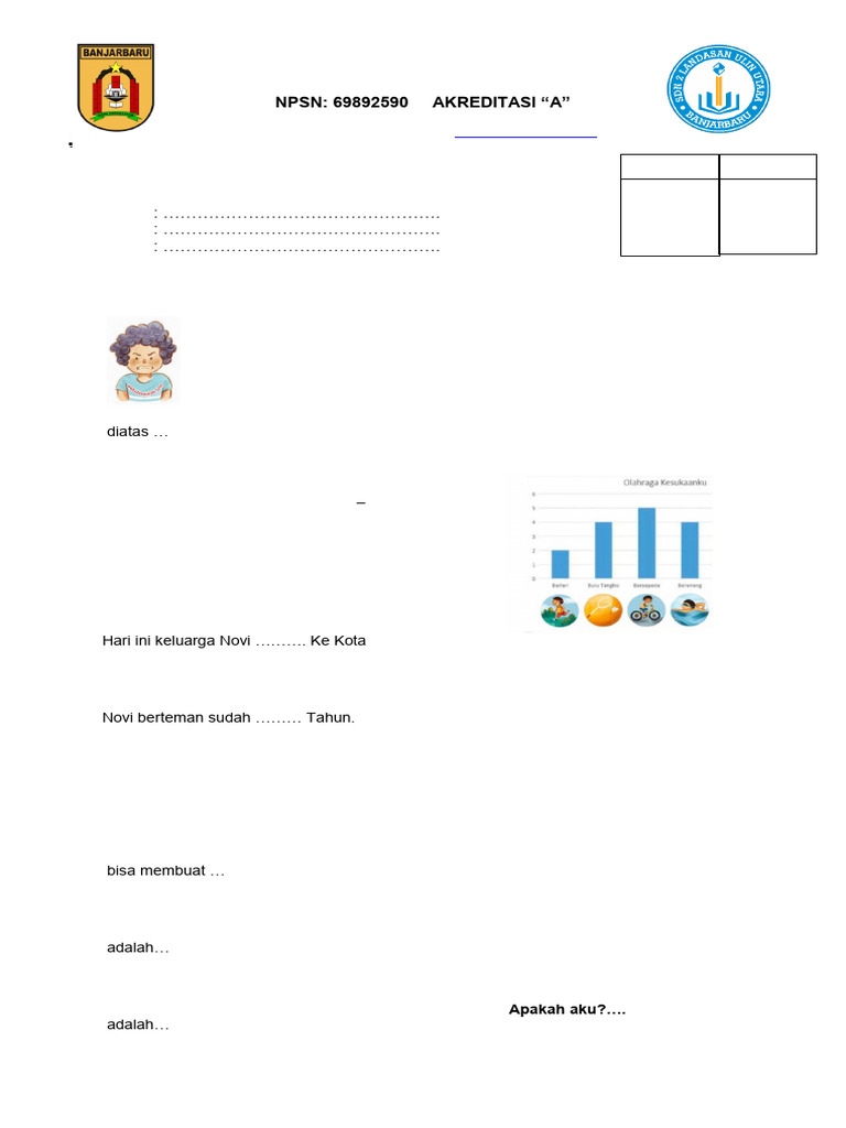 Soal Sas Bindo | PDF
