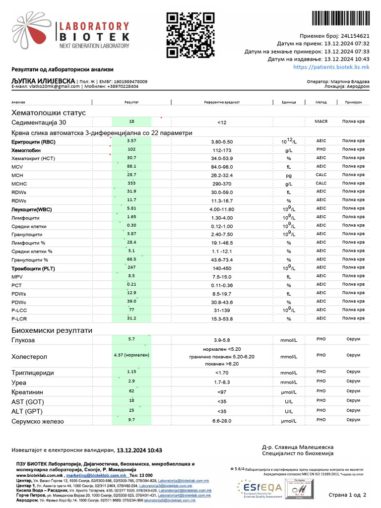 24L154621 - LjUPKA ILIJEVSKA - Biohemija | PDF