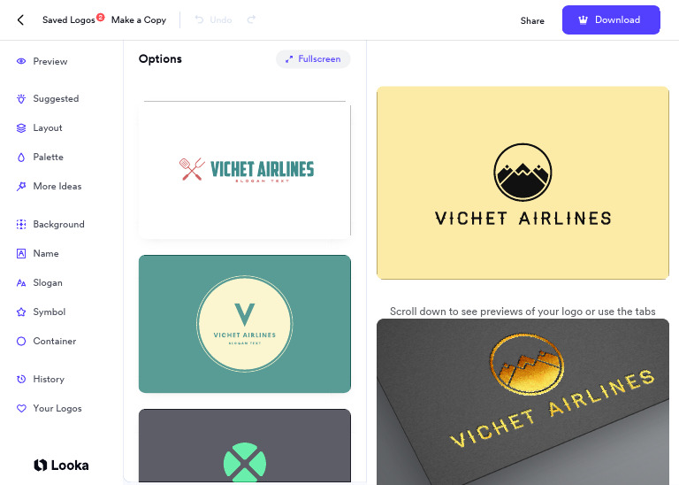 Free Logo Maker - Get Custom Logo Designs in Minutes Looka | PDF