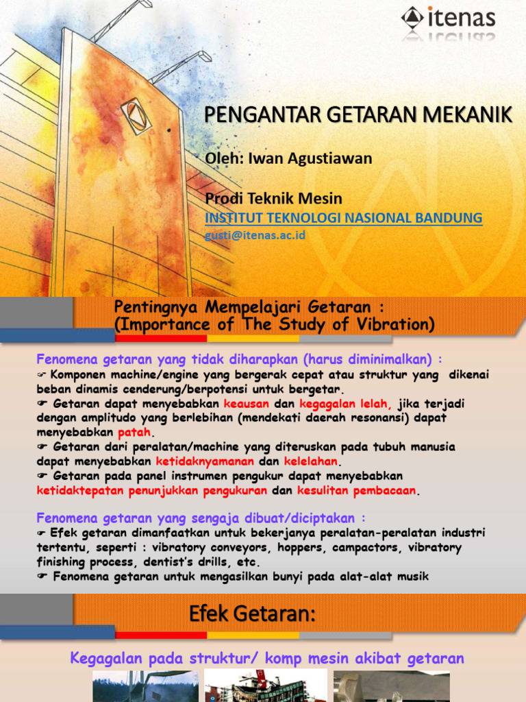 Pengantar Getaran Mekanik | PDF