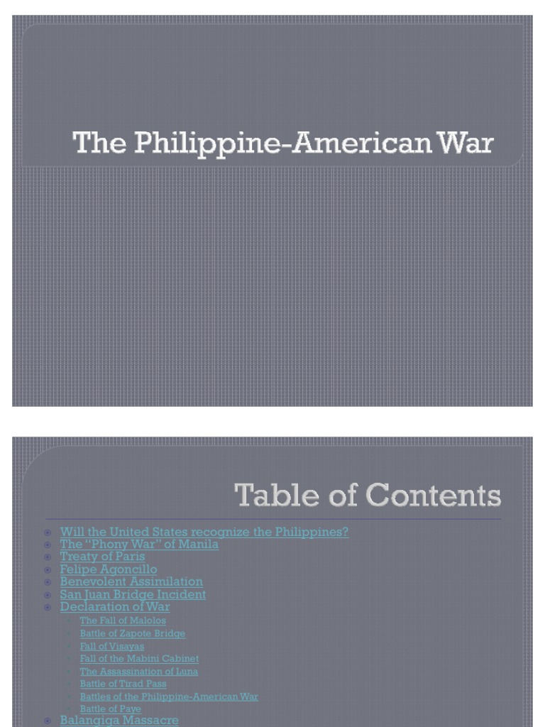 Philippine American War | PDF | Military | Philippines