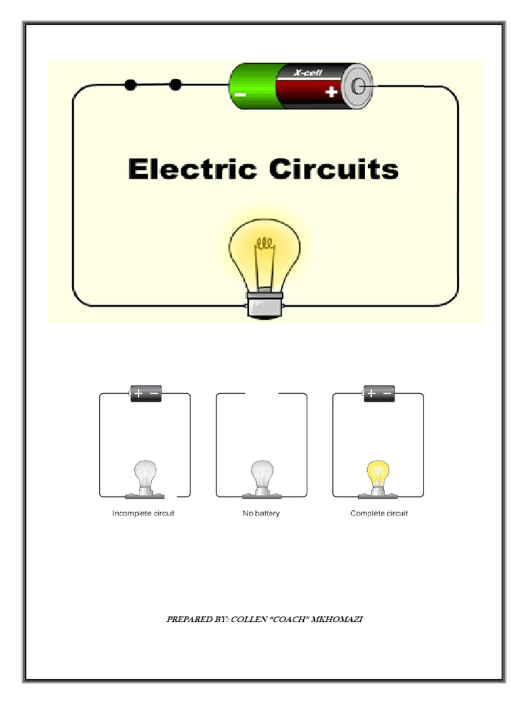 Electric Circuit Module 1 | PDF | Voltage | Electrical Resistance And ...