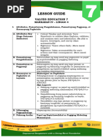VAL ED 7 - Q2 - 5 - Paghubog NG Konsensiya Gabay Ang Pananampalataya NG Pamilya | PDF