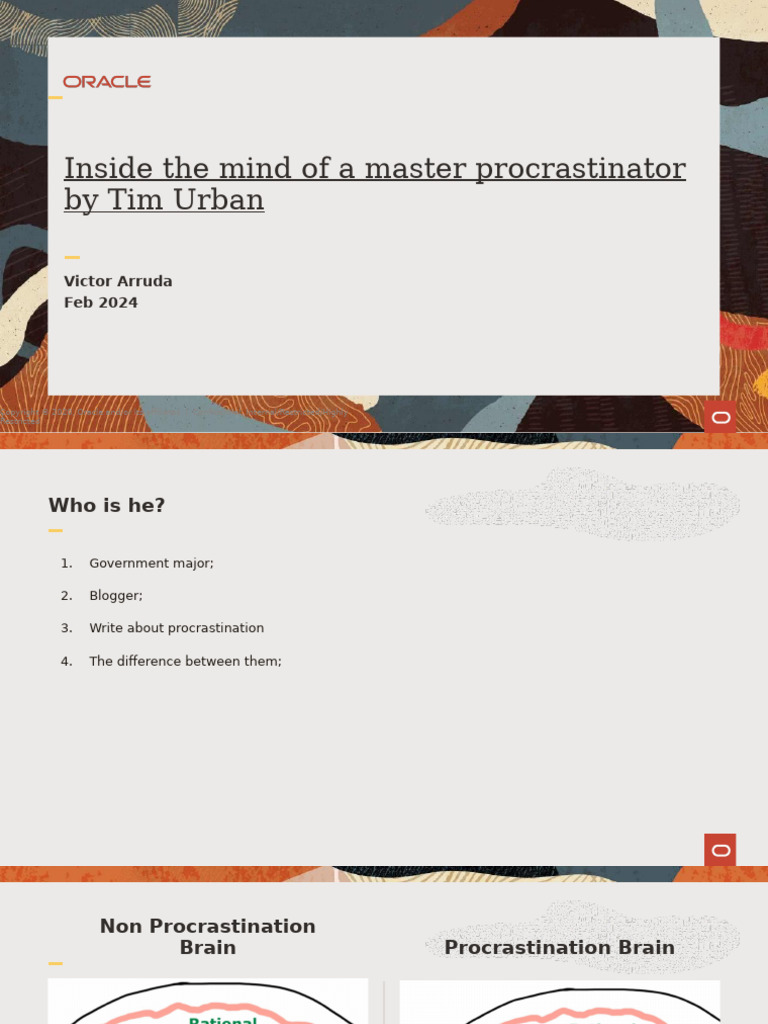 Understanding Procrastination by Tim Urban | PDF