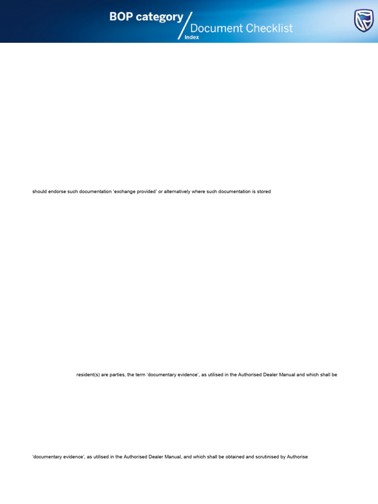 BOP Document Checklist V3 u5UmYSp3P 1559807512163 | PDF | Dividend ...
