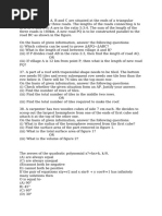 GED Mathematical Reasoning Formulas | PDF | Area | Triangle