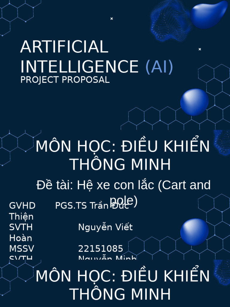Artificial Intelligence (AI) Technology Project Proposal Blue Variant by Slidesgo | PDF ...