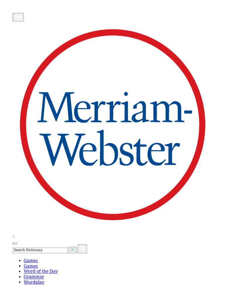 Great Big List of Beautiful and Useless Words, Vol. 5 - Merriam-Webster ...
